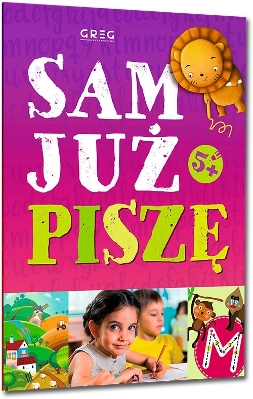 Sam już piszę nauka pisania liter dla dzieci Książeczka edukacyjna GREG ...